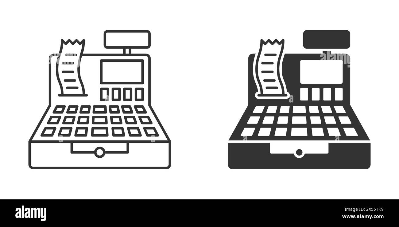 Check register vector vectors Cut Out Stock Images & Pictures - Alamy