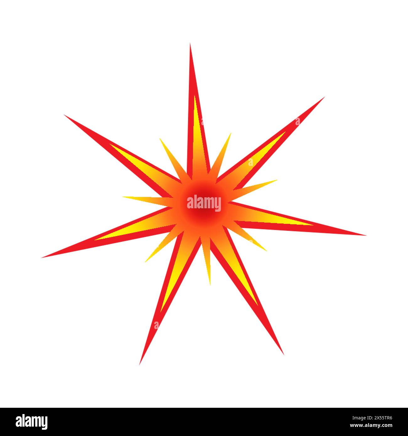 Cartoon Irregular Star. Vector Illustration Stock Vector Image & Art ...