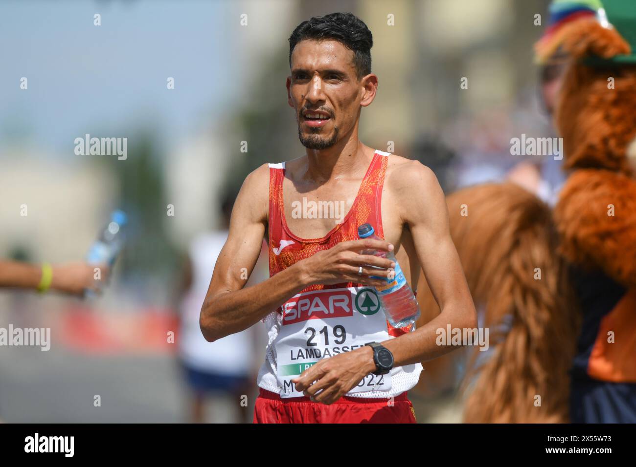 Ayad Lamdassem (Spain). Men's Marathon. European Championships Munich ...