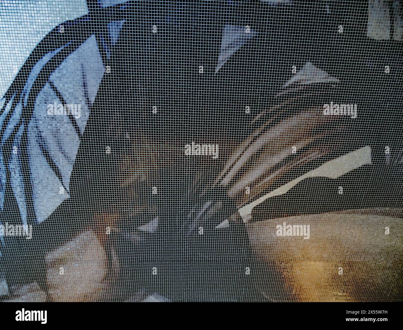 shadow behind mesh Stock Photo - Alamy