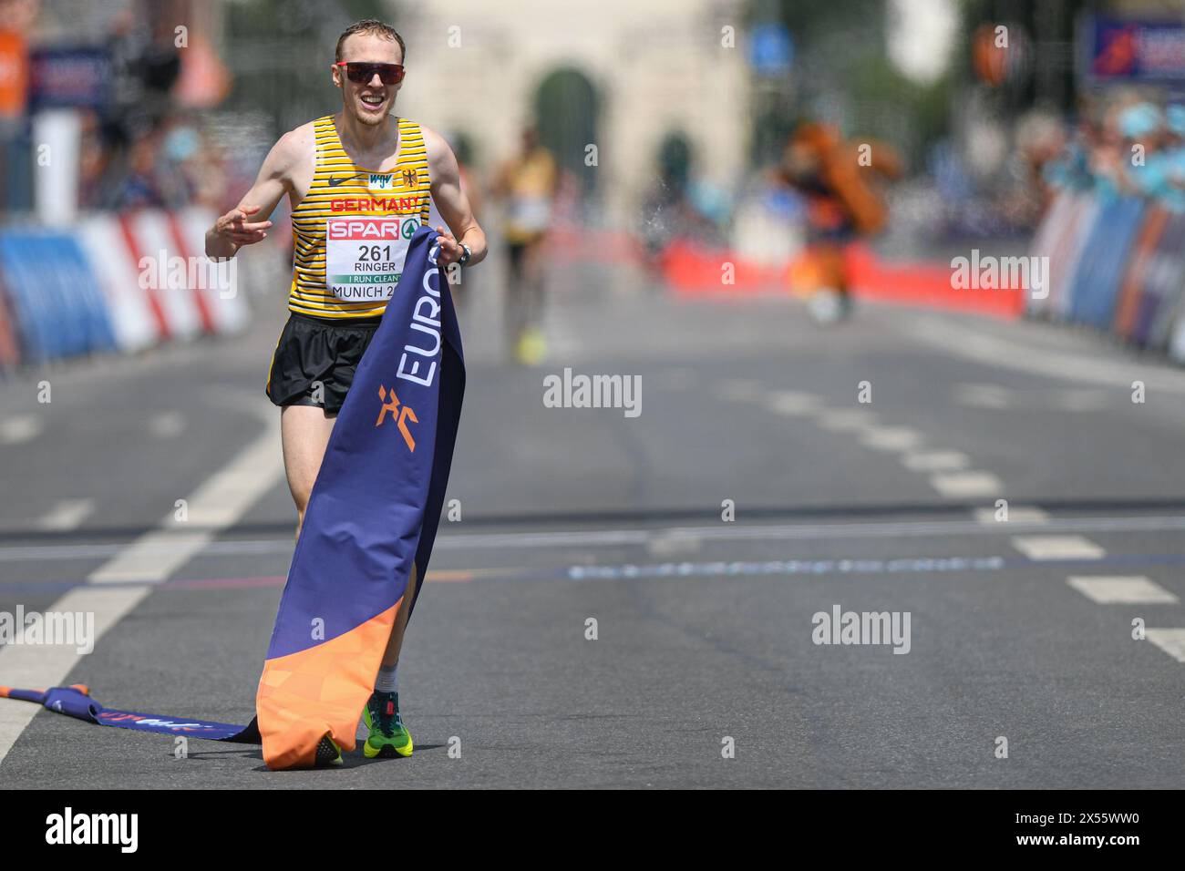 Richard Ringer (Germany). Marathon Gold Medal. European Championships ...