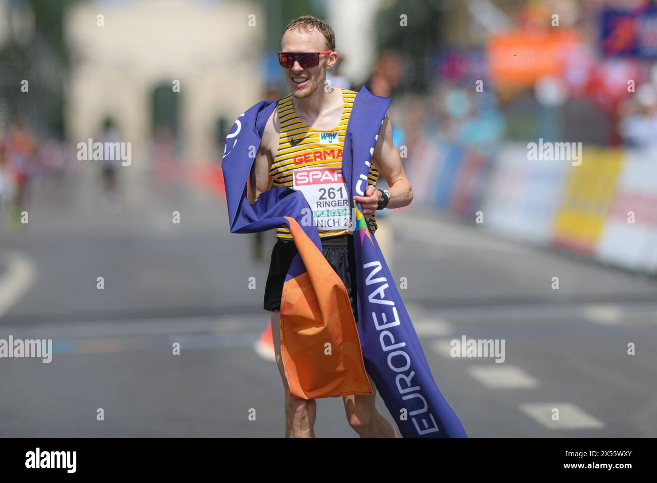 Richard Ringer (Germany). Marathon Gold Medal. European Championships ...