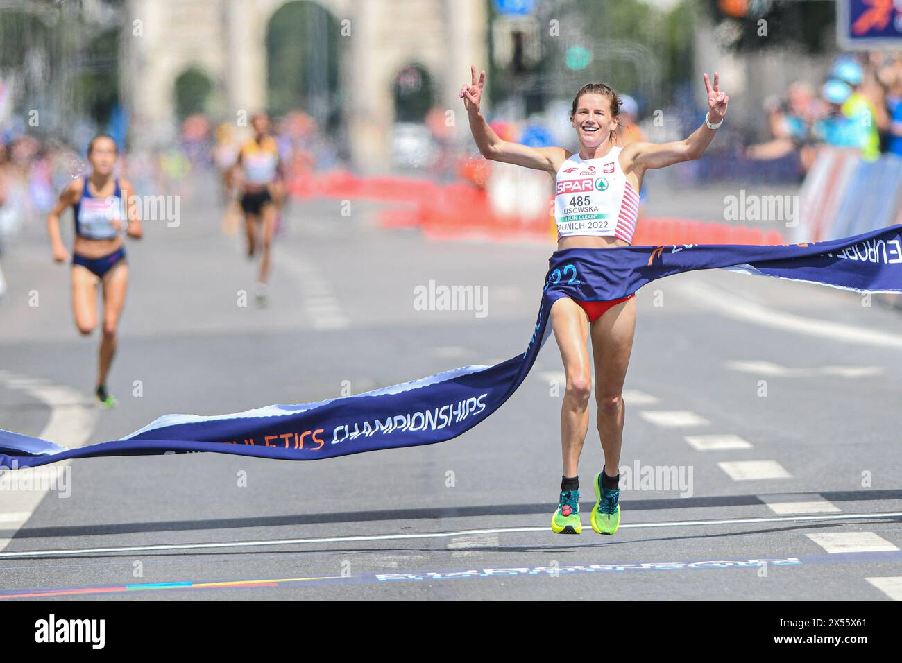 Aleksandra Lisowska (Poland). Marathon Gold Medal. European ...