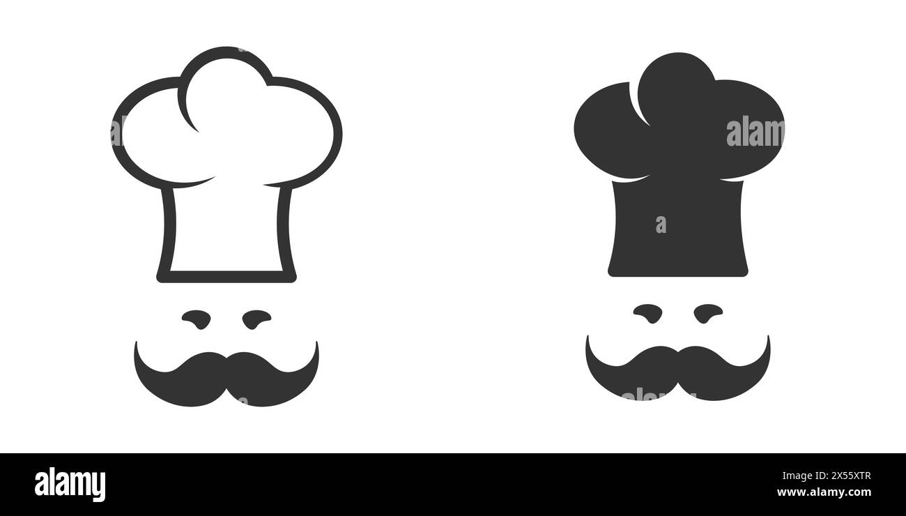 Chief icon isolated on a white backgrounde. Vector illustration Stock ...