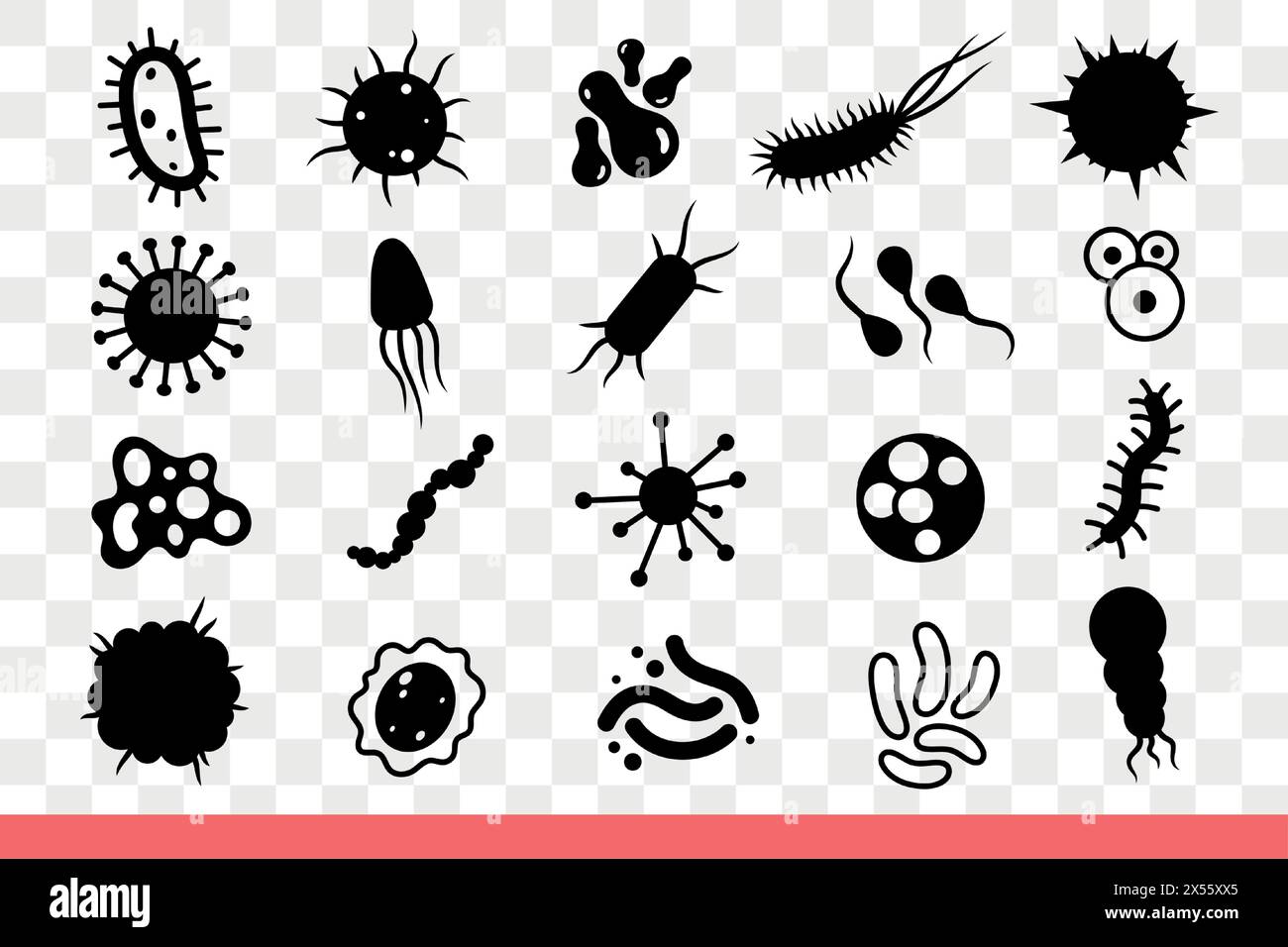 Harmful microorganisms Stock Vector Images - Alamy
