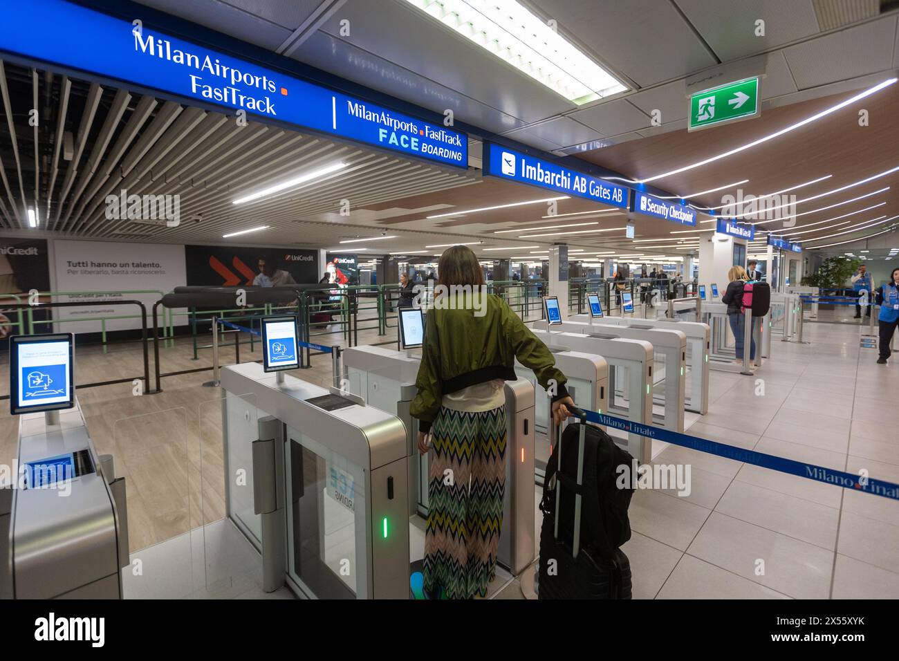 Presentazione di Faceboarding, il check-in biometrico per i passeggeri ...