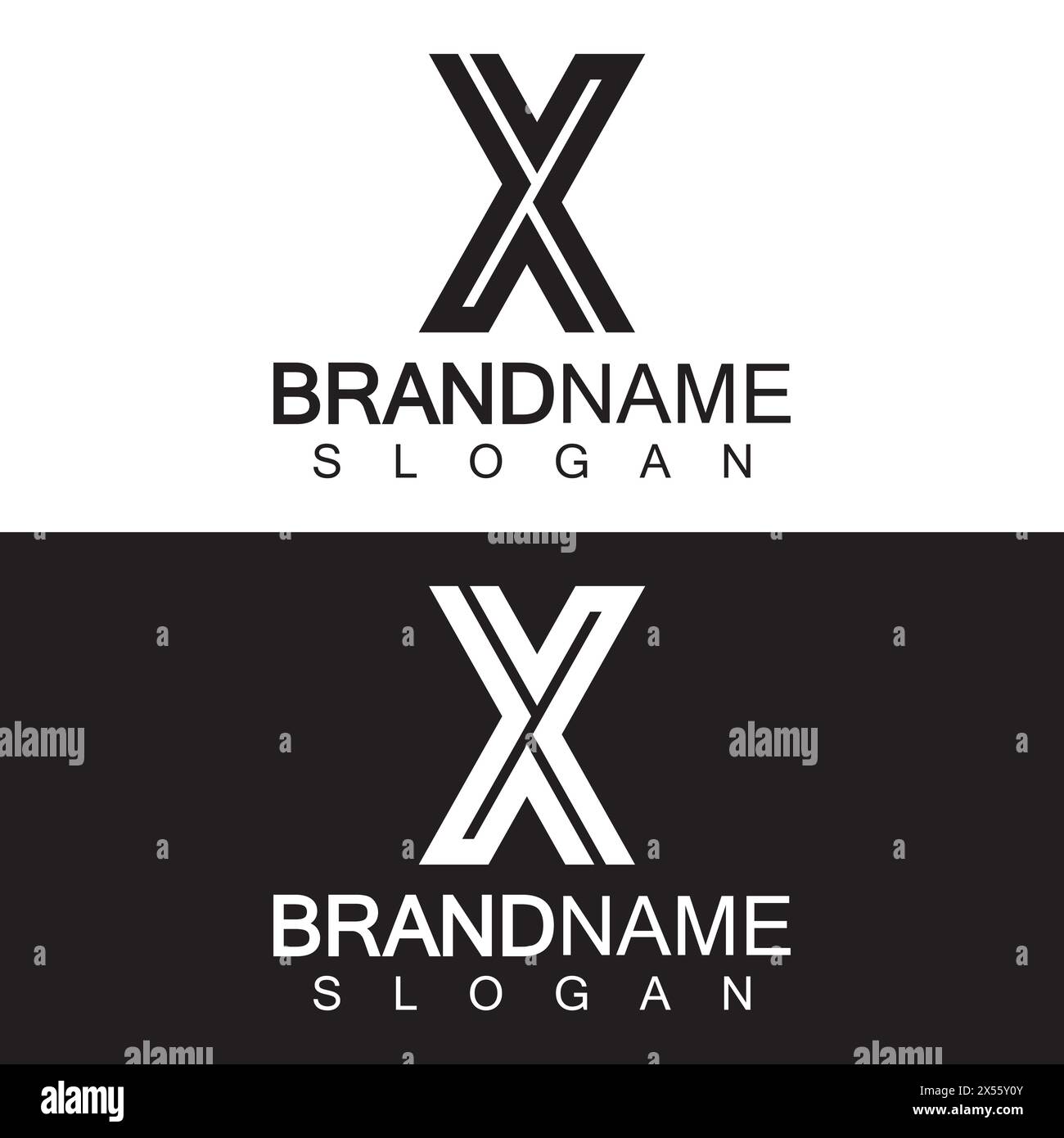 Letter X vector Logo Template Illustration Design Stock Vector Image ...