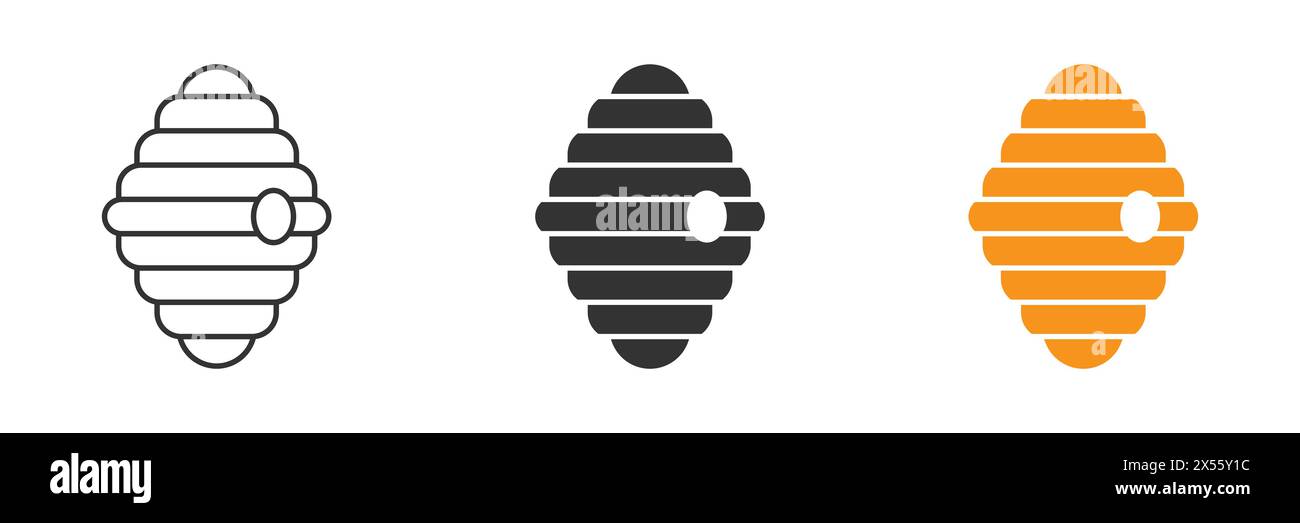 Wild beehive icon. Vector illustration Stock Vector Image & Art - Alamy
