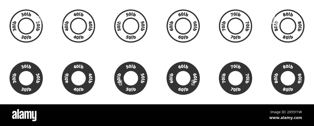 Circle rubber expander icon set. Vector illustration Stock Vector Image ...