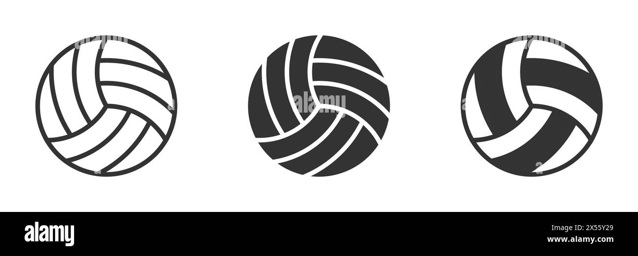 Volleyball ball icon. Vector illustration Stock Vector Image & Art - Alamy