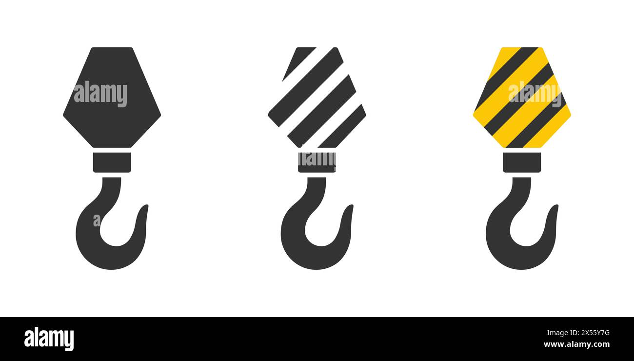Crane hook icon. Vector illustration Stock Vector Image & Art - Alamy