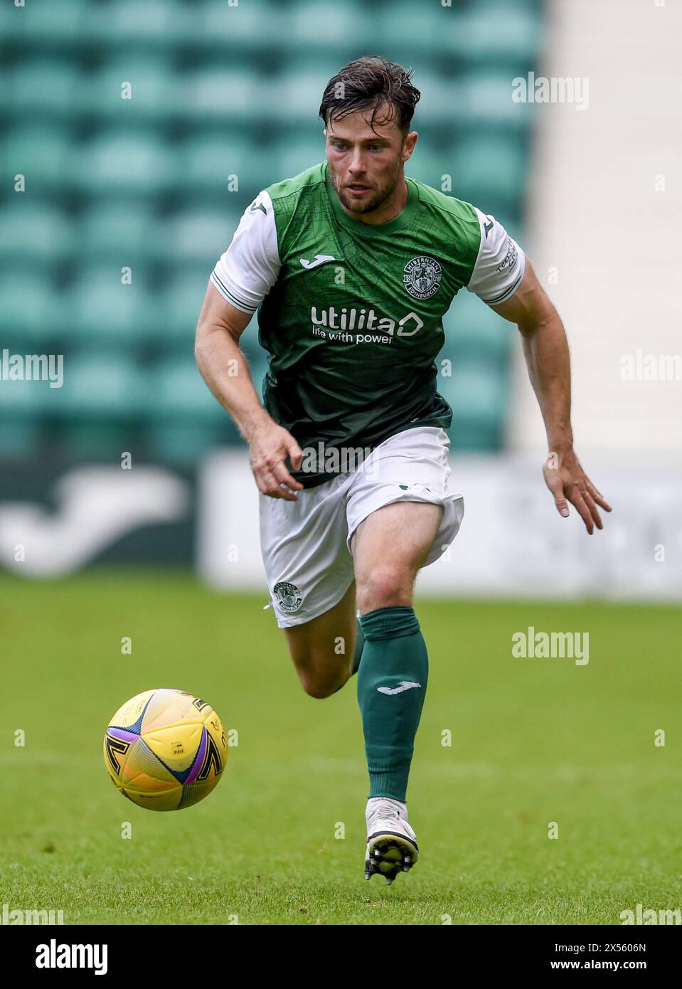 File photo dated 13-07-2021 of Lewis Stevenson. Long-serving Hibernian ...