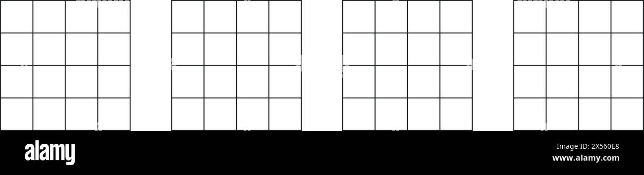 Grid pattern square lines for notebook or graph. Flat vector ...