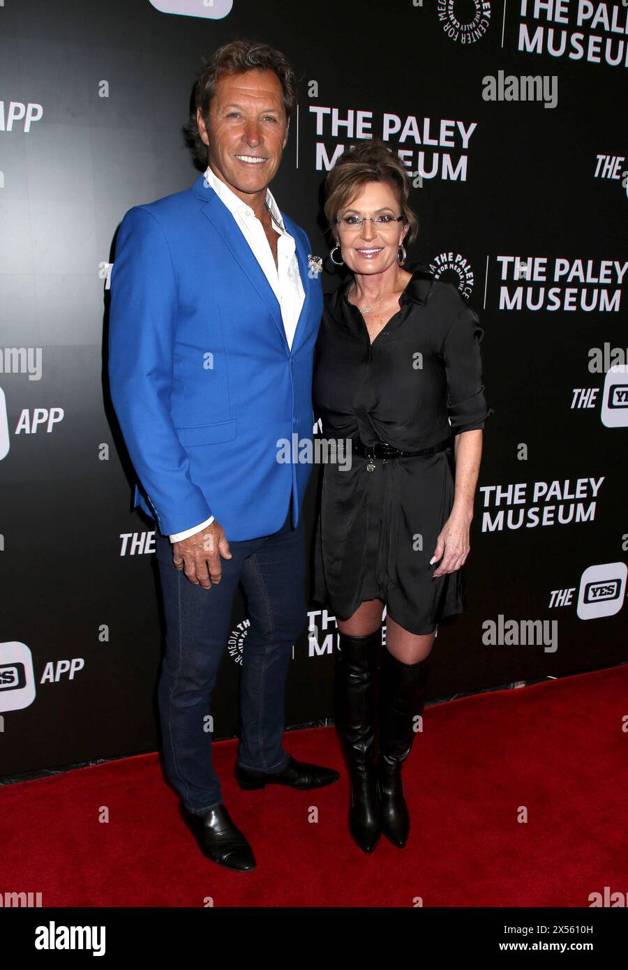 New York City, USA. 06th May, 2024. Ron Duguay and Sarah Palin ...