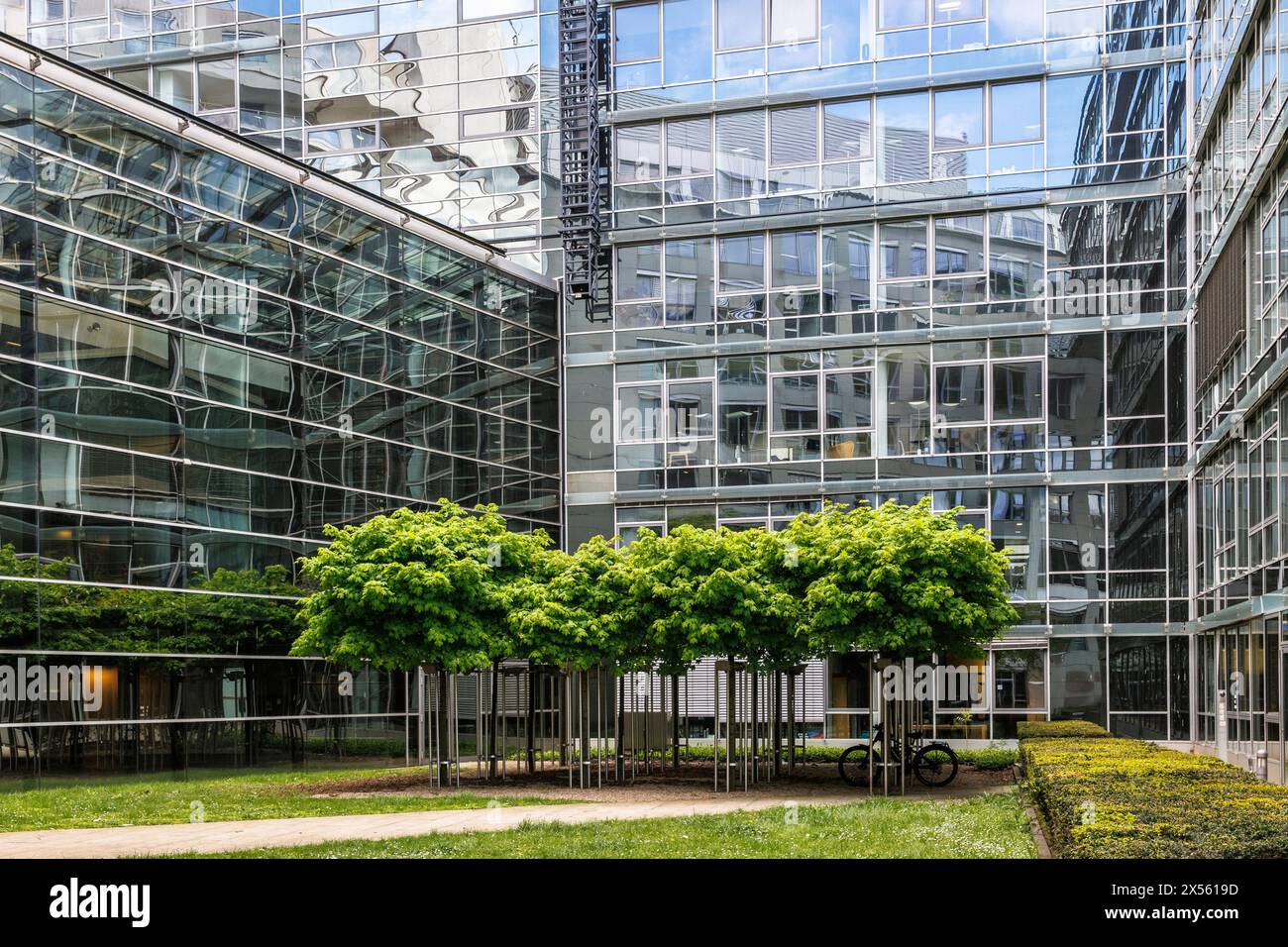 Courtyard greening hi-res stock photography and images - Alamy