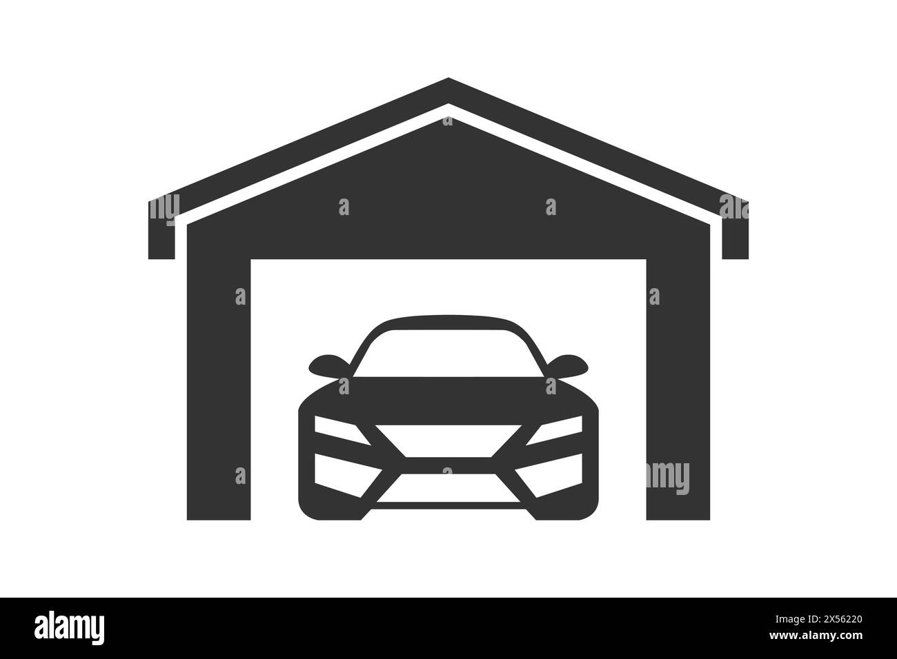 Car garage icon. Vector illustration Stock Vector Image & Art - Alamy