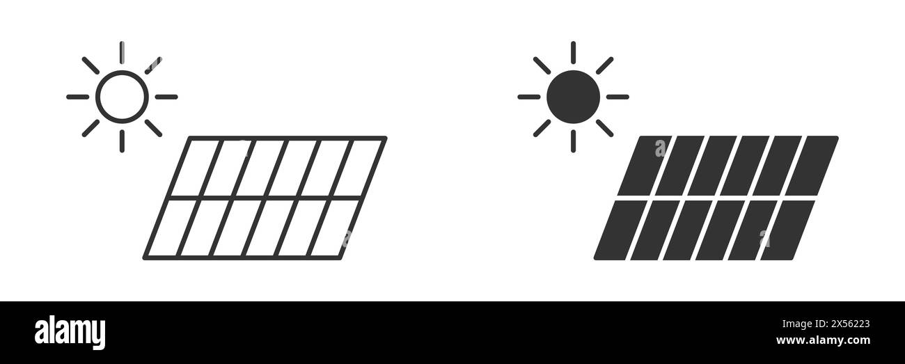 Photovoltaic cell vector Stock Vector Images - Alamy