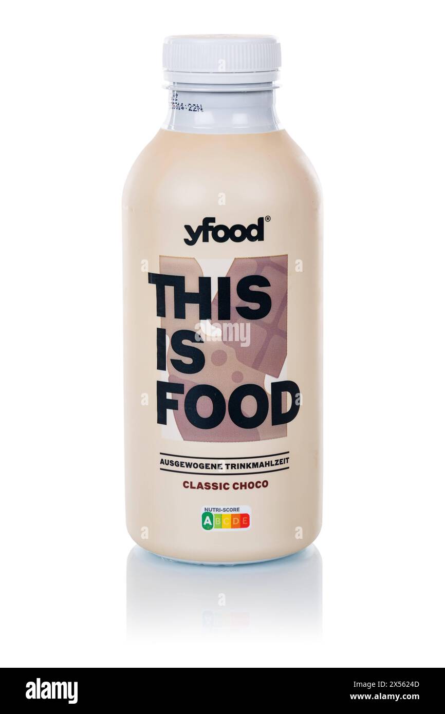 yfood This is Food Classic Choco Geschmack Trinkmahlzeit freigestellt ...