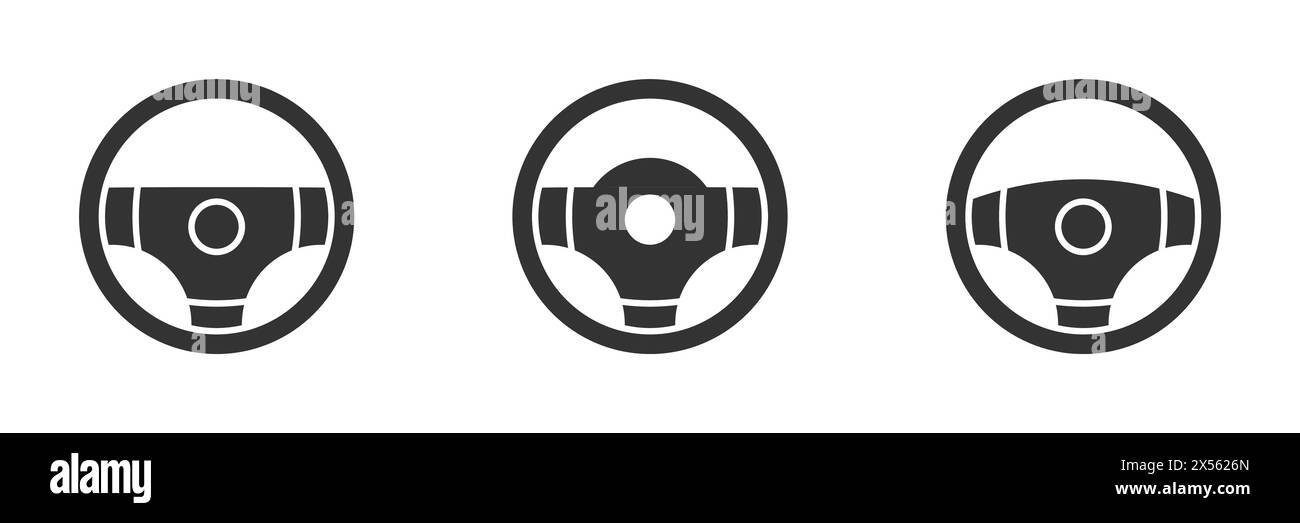Steering wheel icon. Vector illustration Stock Vector Image & Art - Alamy