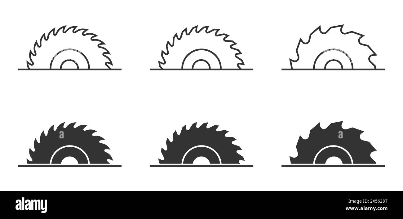 Circular blades icon set. Vector illustration Stock Vector Image & Art ...