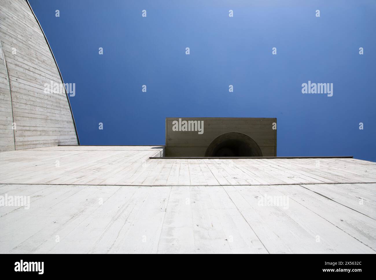 Architectural marvel: modern church bell tower Stock Photo - Alamy