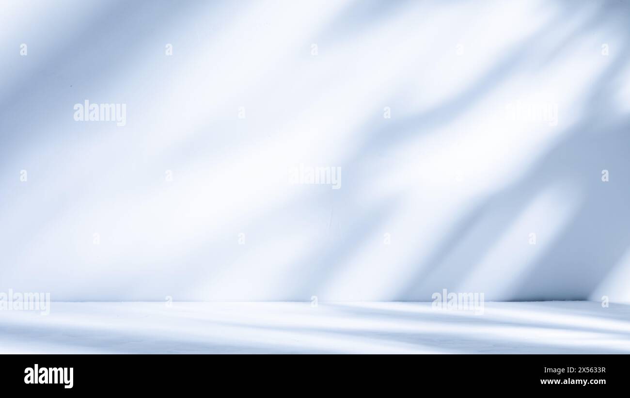 Abstract Light Patterns Casting Soft Shadows on a White Background ...