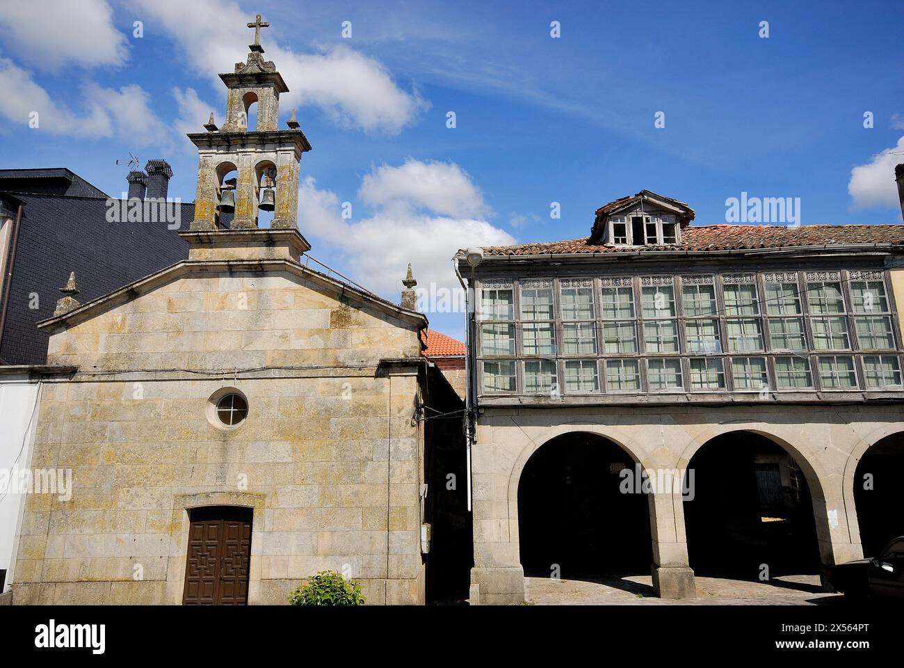 Chapel of San Pedro in Maceda, Orense, Spain Stock Photo - Alamy