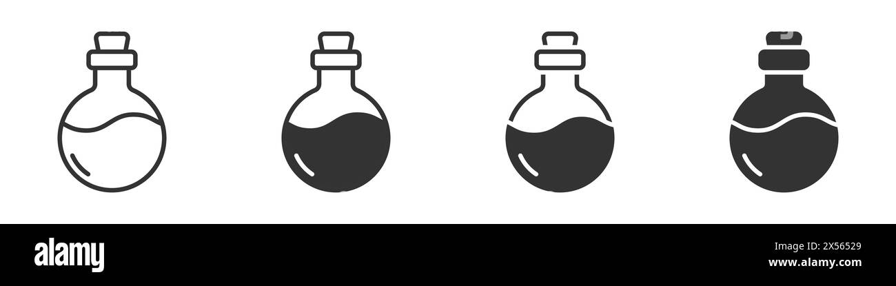 Potion icon set. Vector illustration Stock Vector Image & Art - Alamy