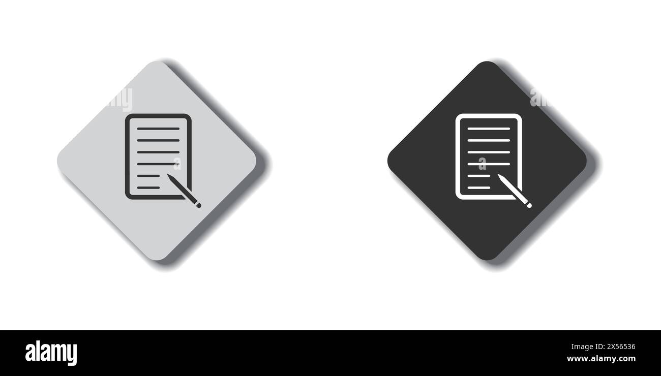 Note symbol Stock Vector Images - Alamy