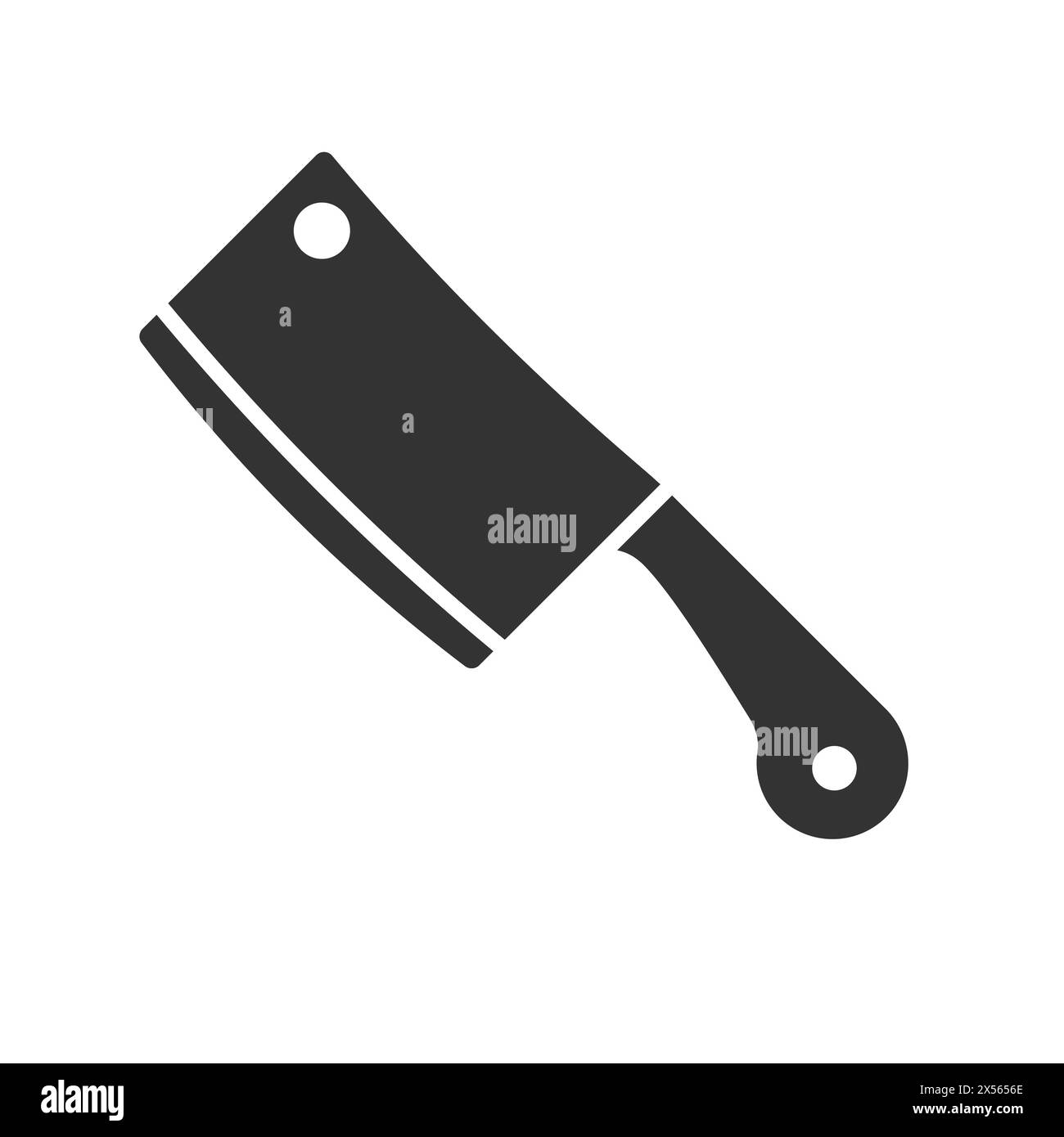 Butcher's cleaver icon. Vector illustration Stock Vector Image & Art ...
