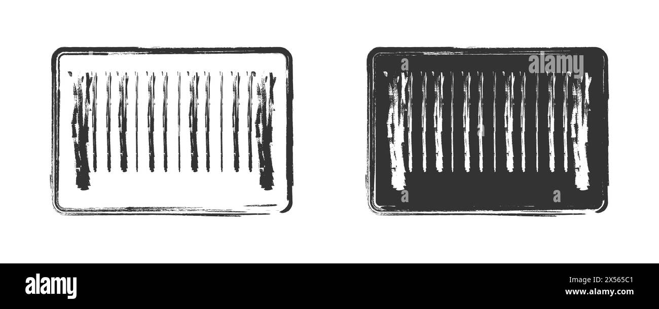 Stamp barcode Cut Out Stock Images & Pictures - Alamy