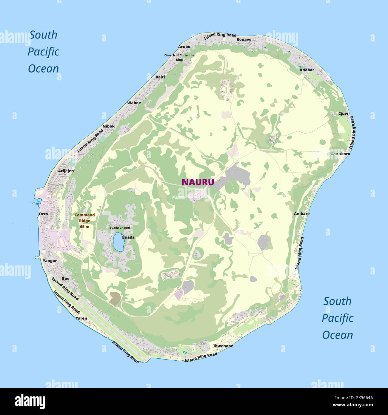 Nauru map poster art vector illustration Stock Vector Image & Art - Alamy