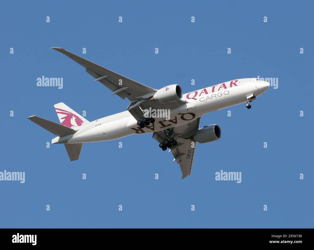 Qatar Cargo (is the state-owned flag carrier of Qatar), Boeing 777-FDZ ...