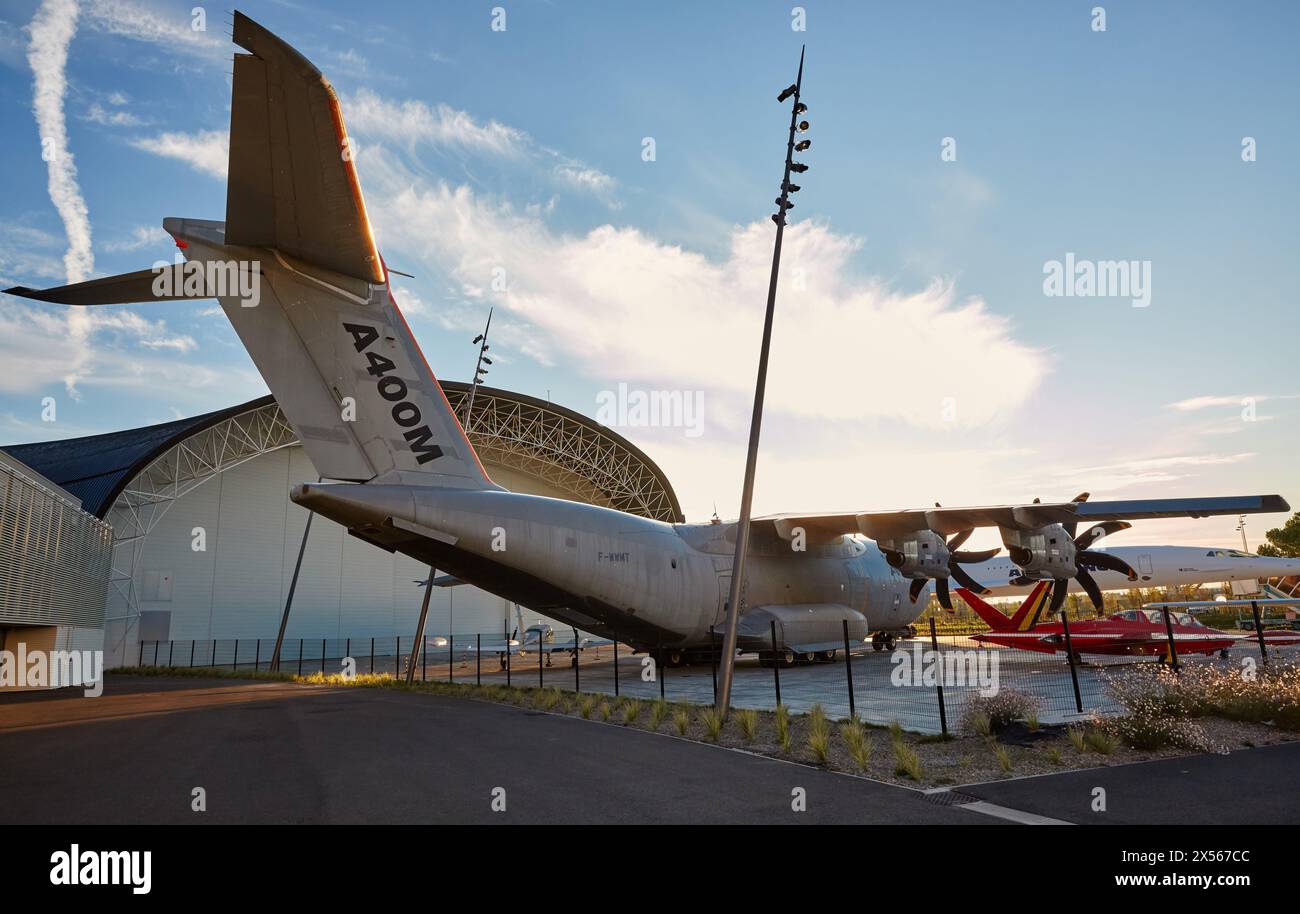 Airbus A400M Atlas. Military aircraft. Aeroscopia. Aeronautical Museum ...