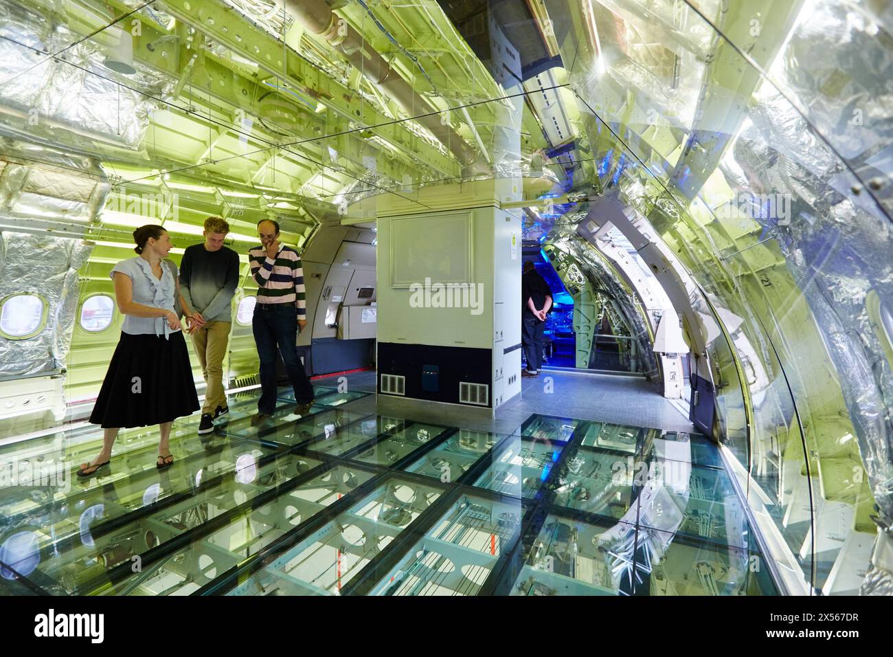 Airbus A300B aircraft. Aeroscopia. Aeronautical Museum. Toulouse. Haute ...