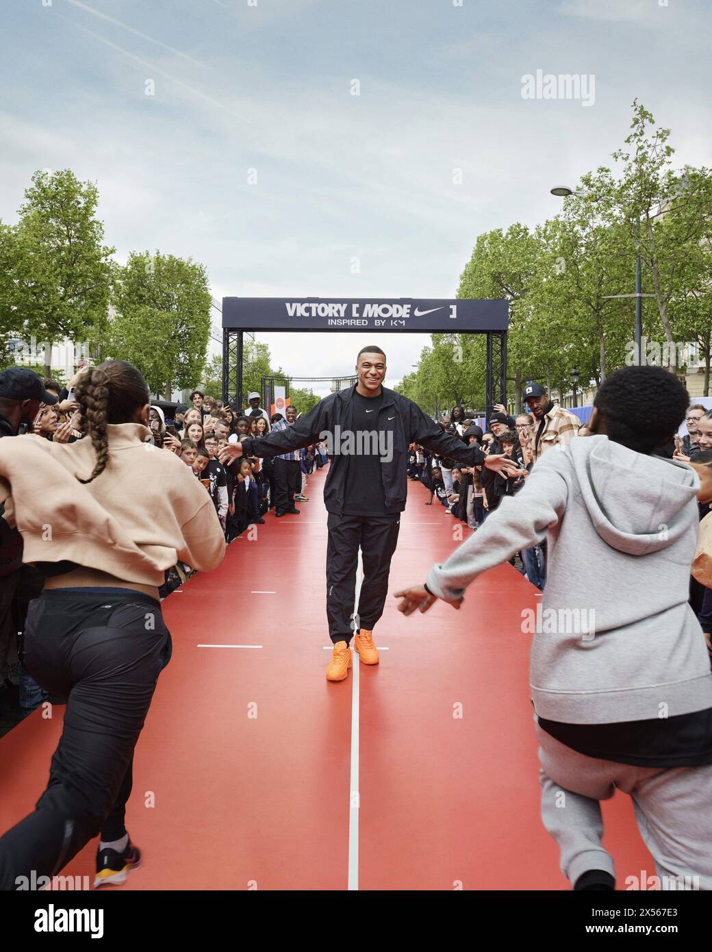 Non Exclusive: Nike partnered with football icon Kylian Mbappé and his ...