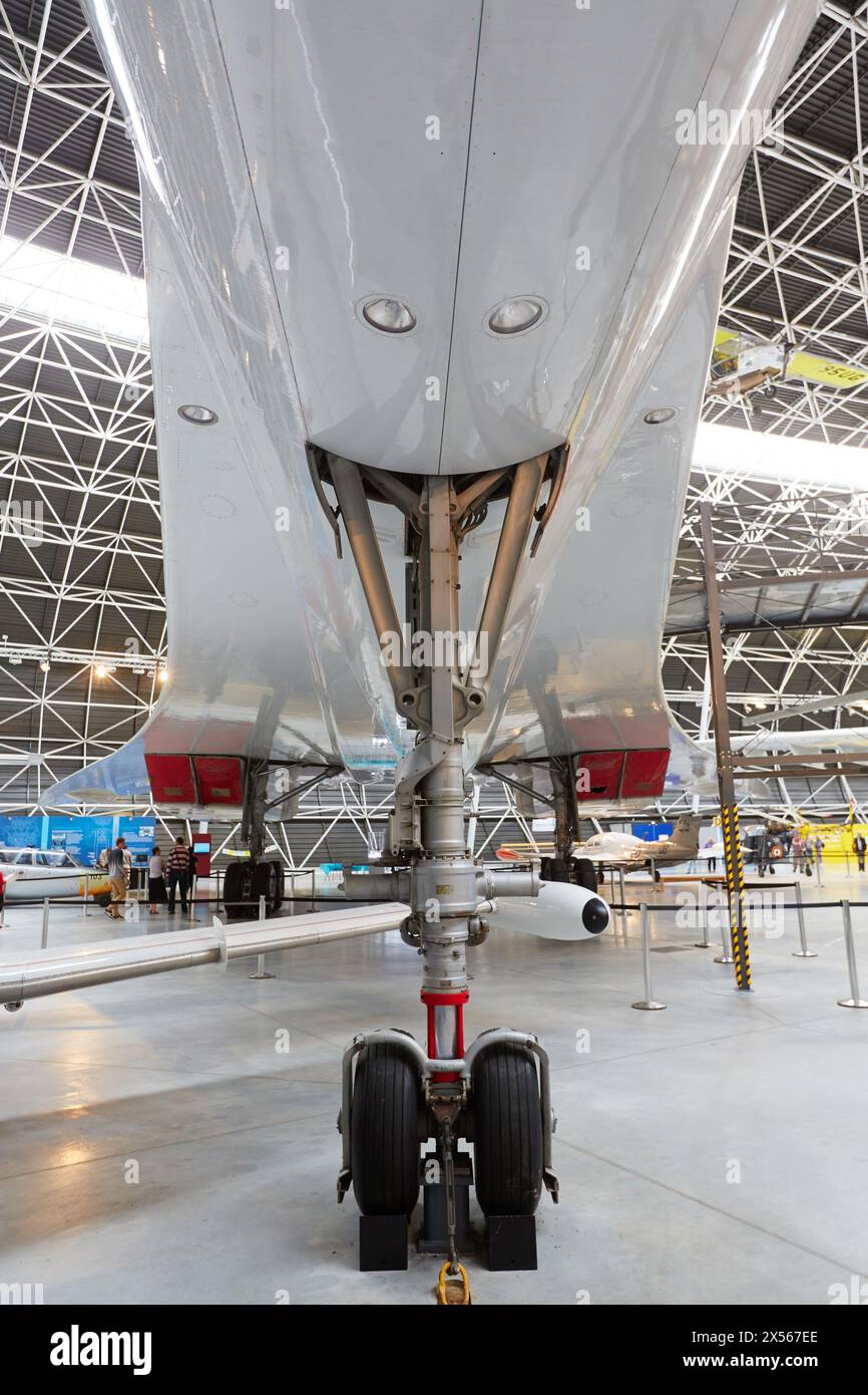 Landing gear. Concorde aircraft. Aeroscopia. Aeronautical Museum ...