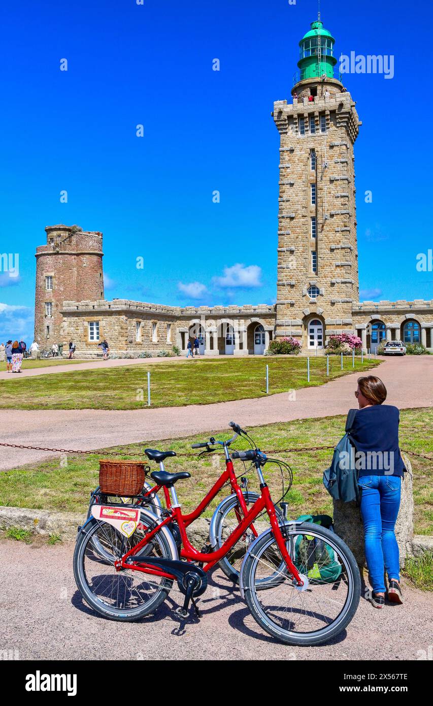Lighthouse, Cap Frehel, Côtes d´Armor, Bretagne, Brittany, France Stock ...