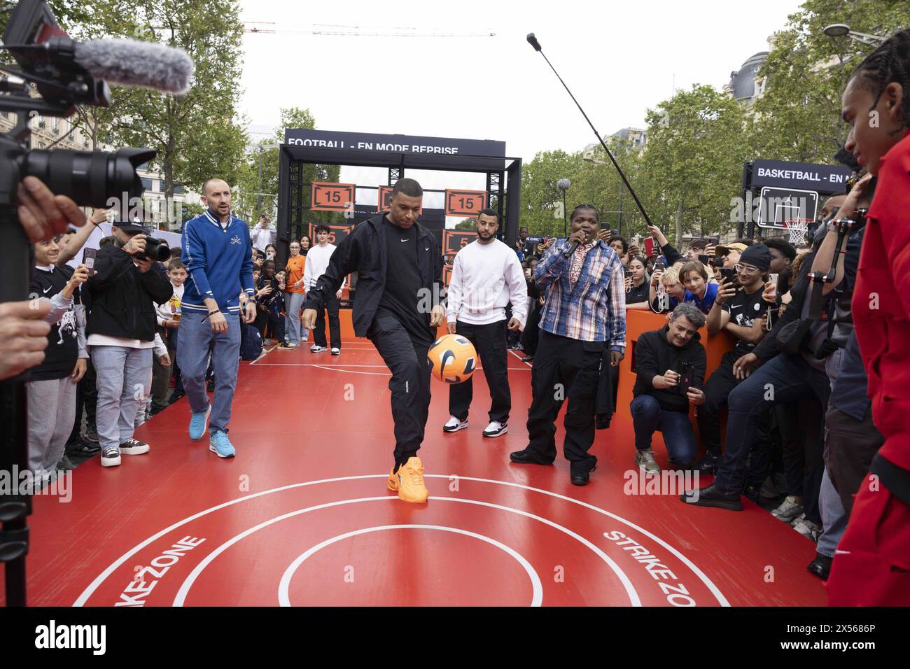 Non Exclusive: Nike partnered with football icon Kylian Mbappé and his ...