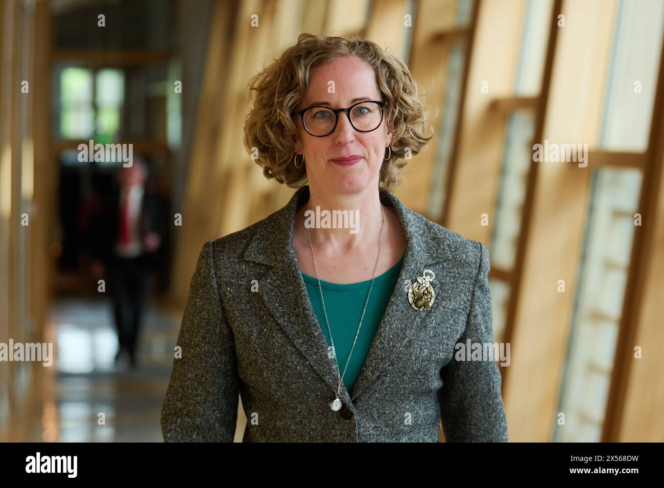 Edinburgh Scotland, UK 07 May 2024. Lorna Slater at the Scottish ...