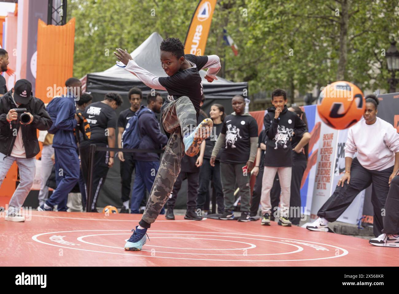 Non Exclusive: Nike partnered with football icon Kylian Mbappé and his ...