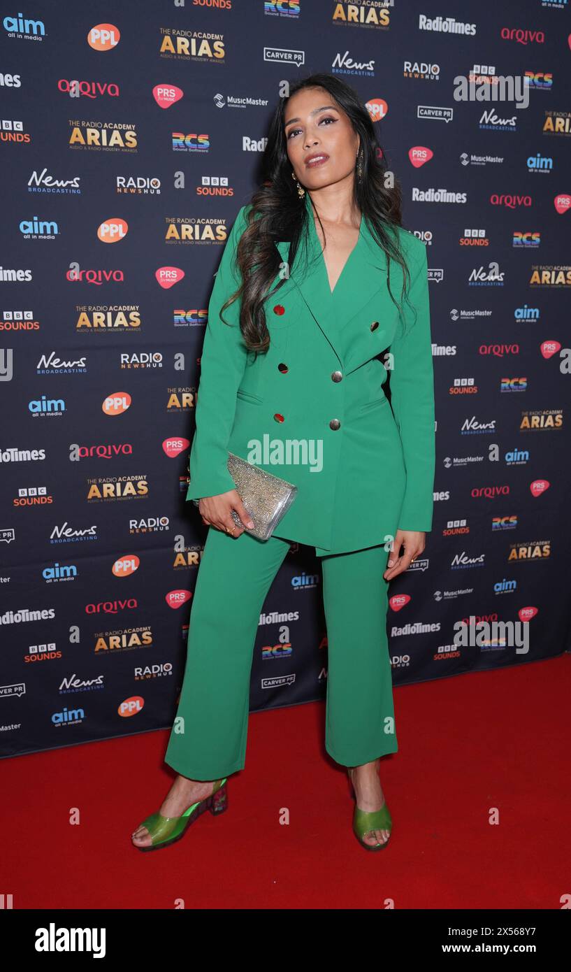 Poppy Jay attending the Radio Academy ARIAS at the Theatre Royal Drury ...