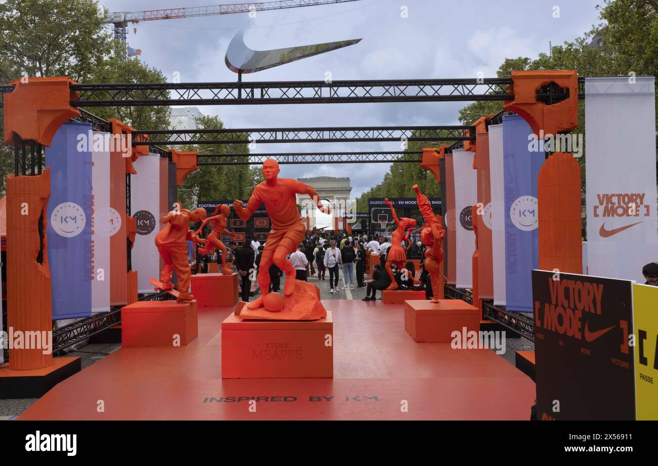 Non Exclusive: Nike partnered with football icon Kylian Mbappé and his ...