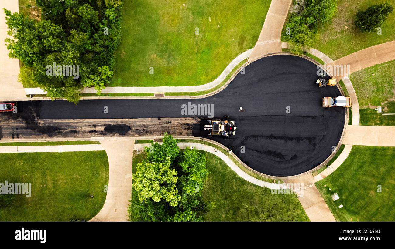 Overhead asphalt hi-res stock photography and images - Alamy