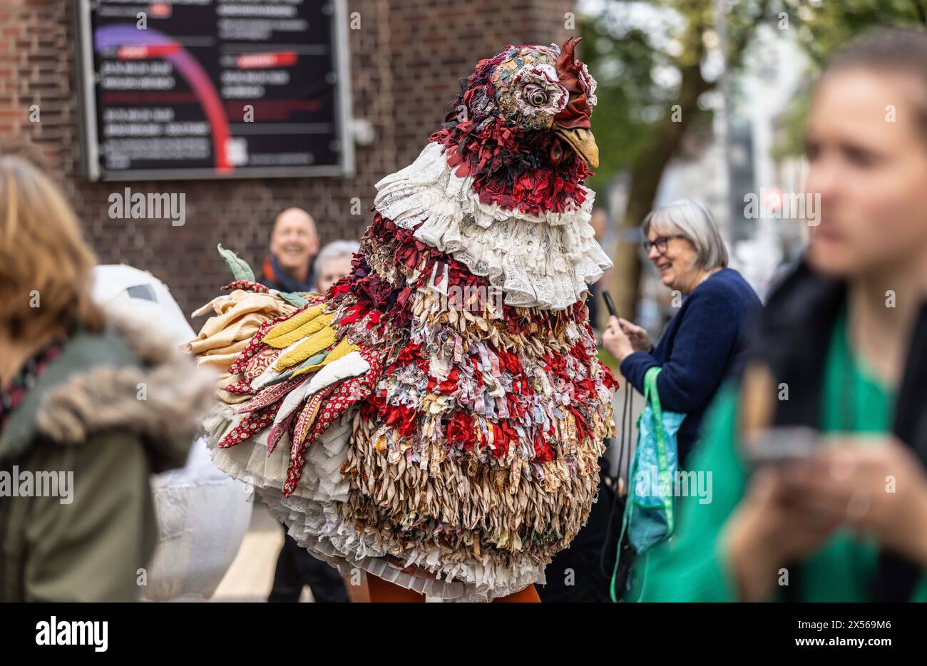 Bochum, Germany. 07th May, 2024. A disguised human in action at the ...