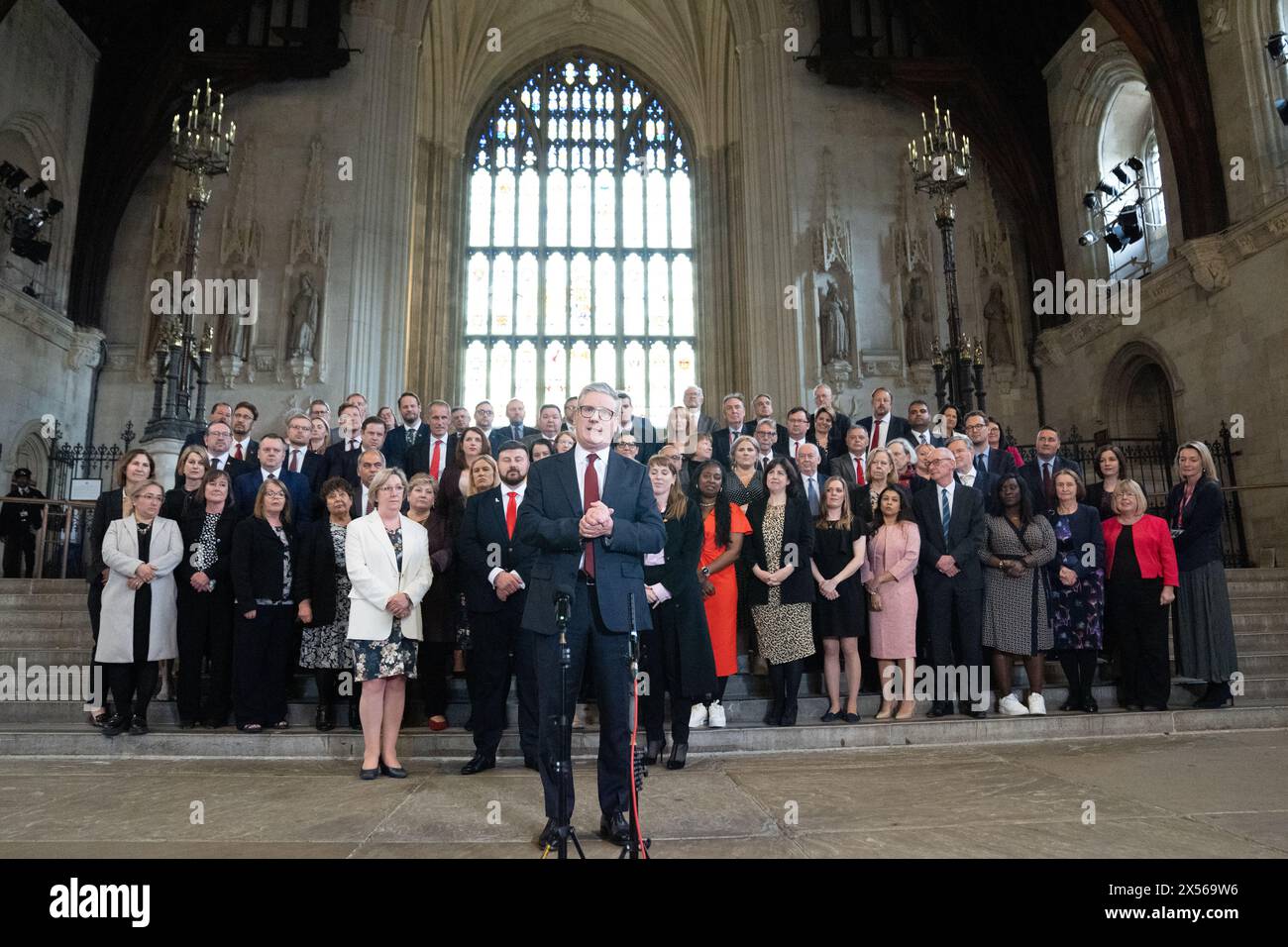 Labour leader Sir Keir Starmer welcomes Chris Webb , the newly elected ...