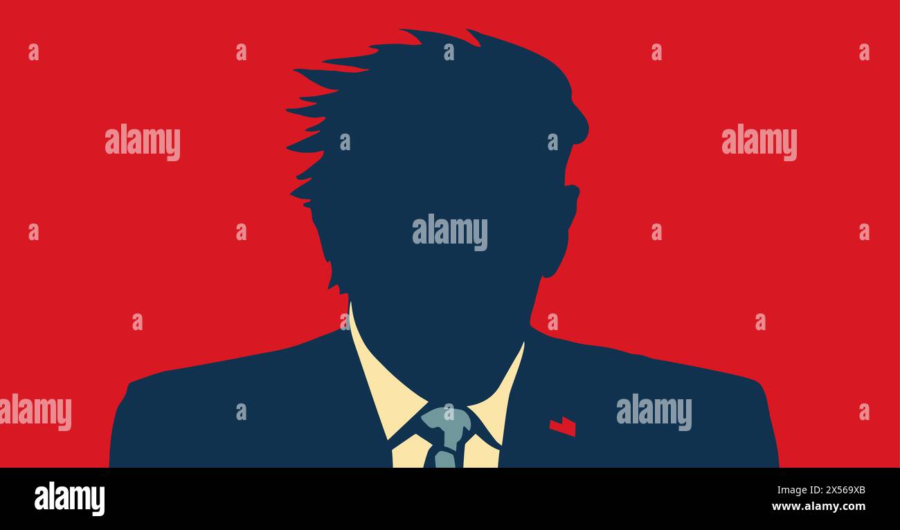 President candidate president cartoon hi-res stock photography and ...