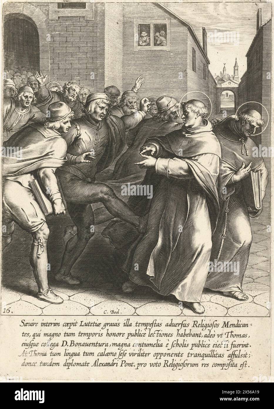 Thomas and Saint Bonaventure are expelled from the university, Cornelis ...