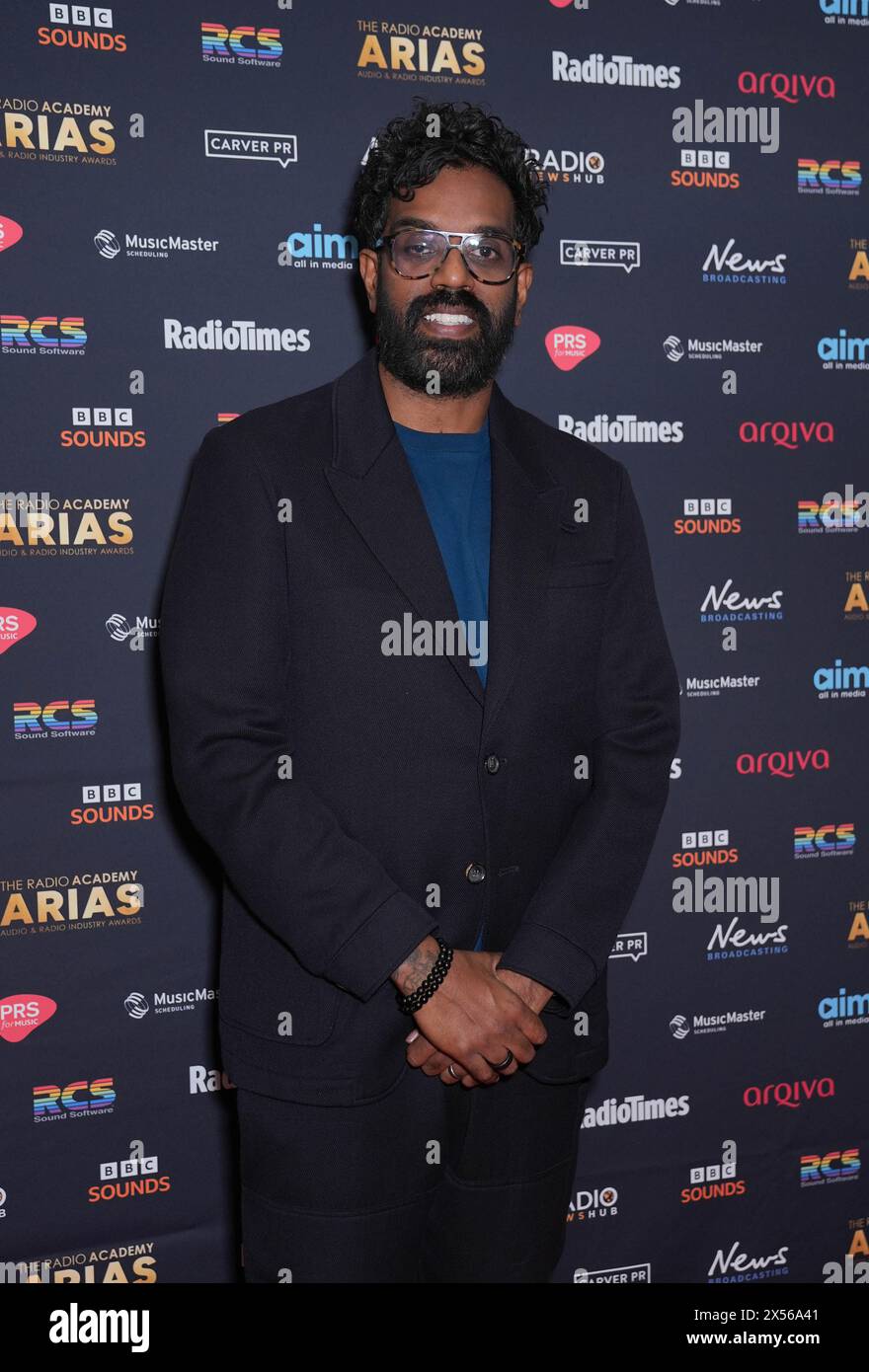 Romesh Ranganathan attending the Radio Academy ARIAS at the Theatre ...