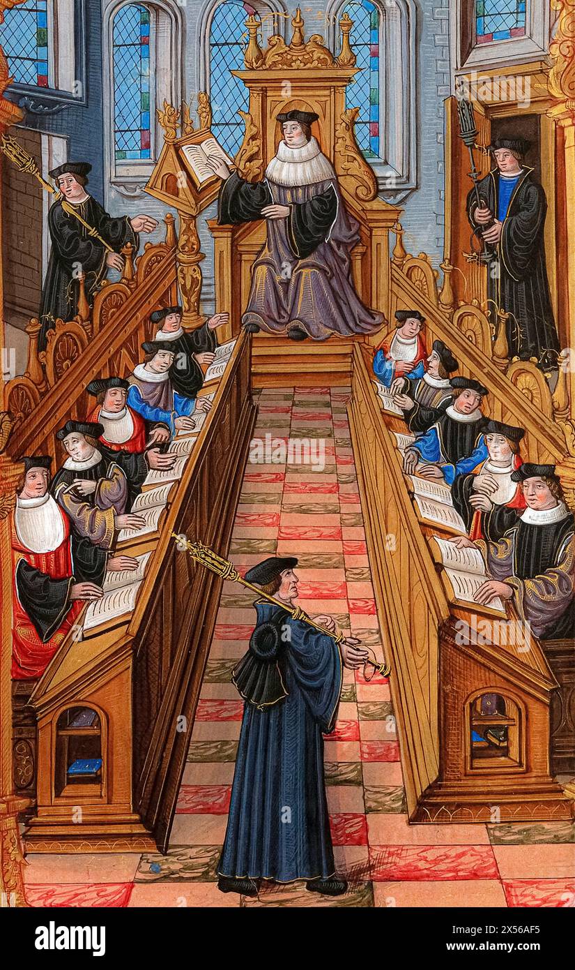 Meeting of doctors at the university of Paris Stock Photo - Alamy